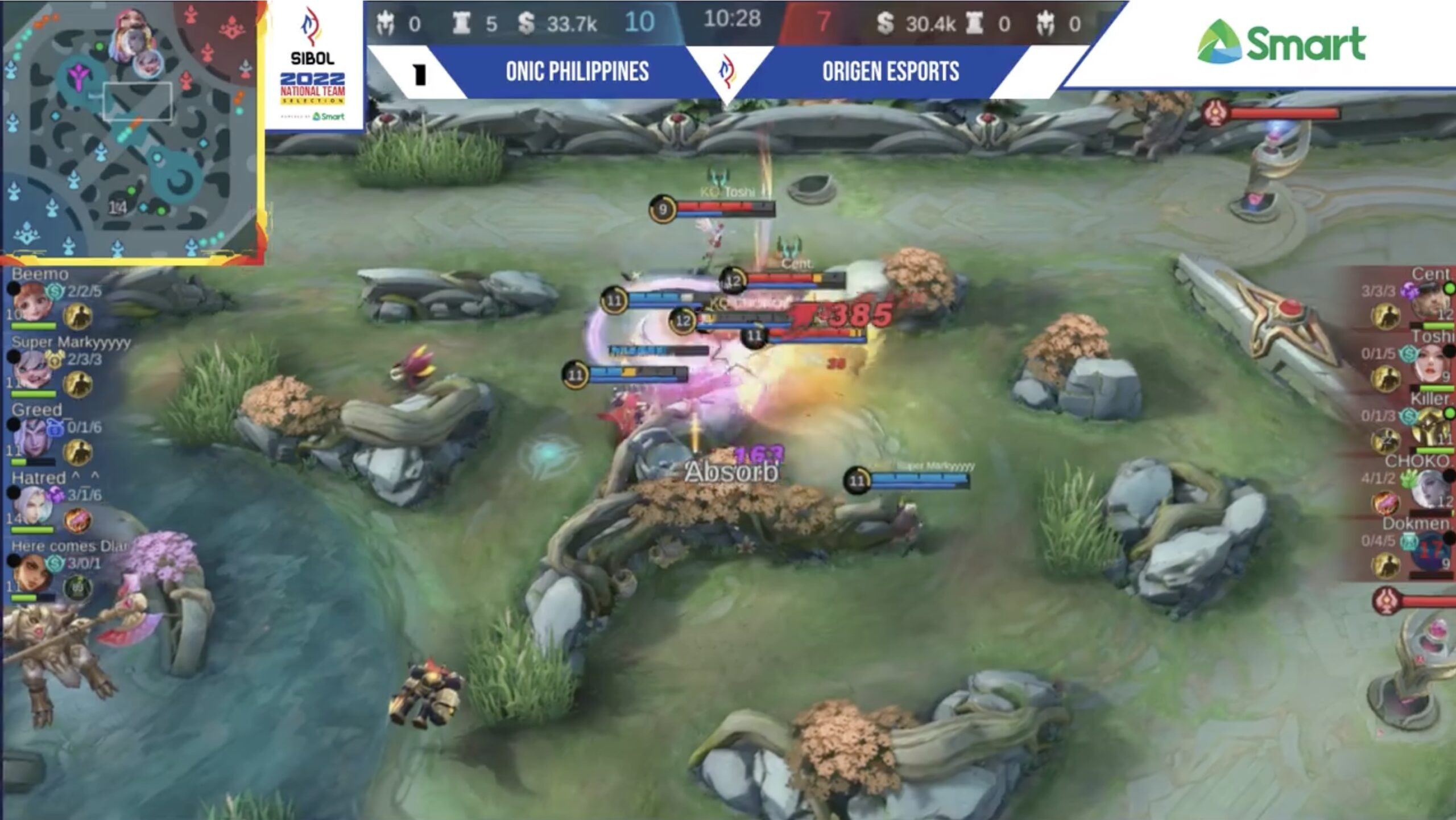 SIBOL 2022 MLBB National Team Selection Day 1: RSG PH, ONIC PH, NXPE ...