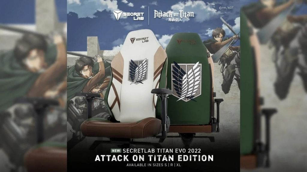 Irepresenta ang Scout Regiment gamit ang Attack on Titan gaming chair ...