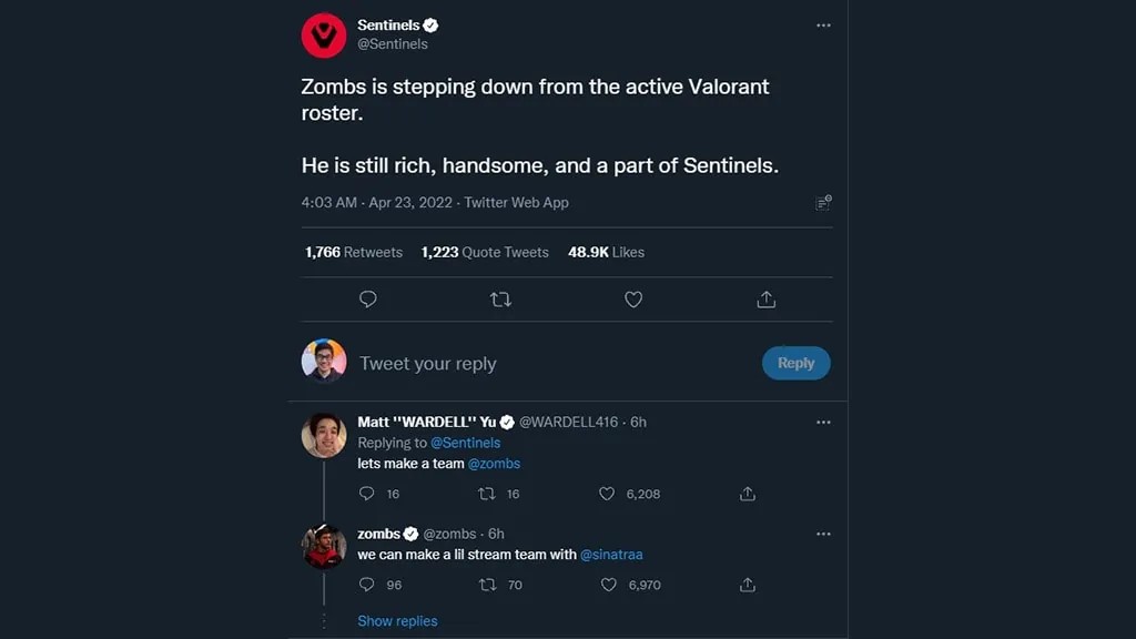 Sentinels ibinangko si zombs, dinagdag si Kanpeki sa Valorant roster ...