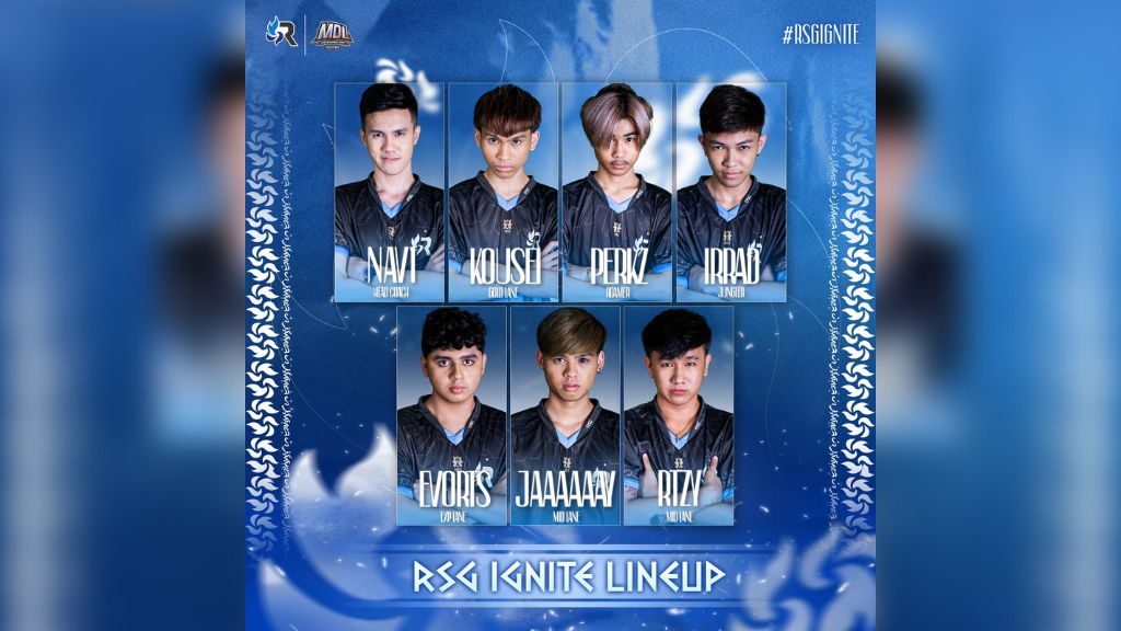 RSG Ignite sasabak sa MDL PH S1 tampok sina Kousei, 1rrad at Perkz ...