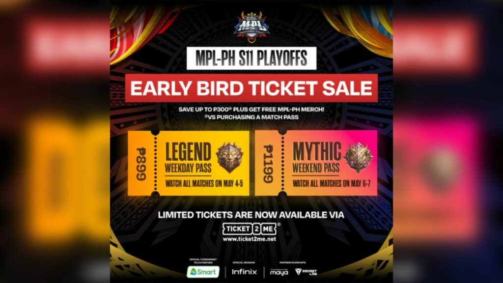 Paano makabili ng tickets upang makanood ng MPL PH Season 11 playoffs nang live | ONE Esports ...